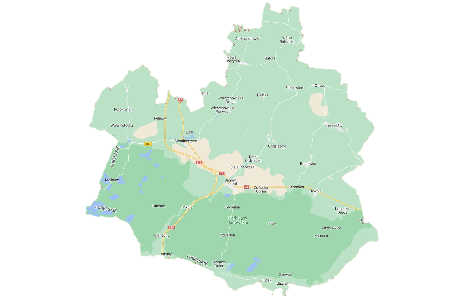 O powiecie / About the district - Powiat Janowski